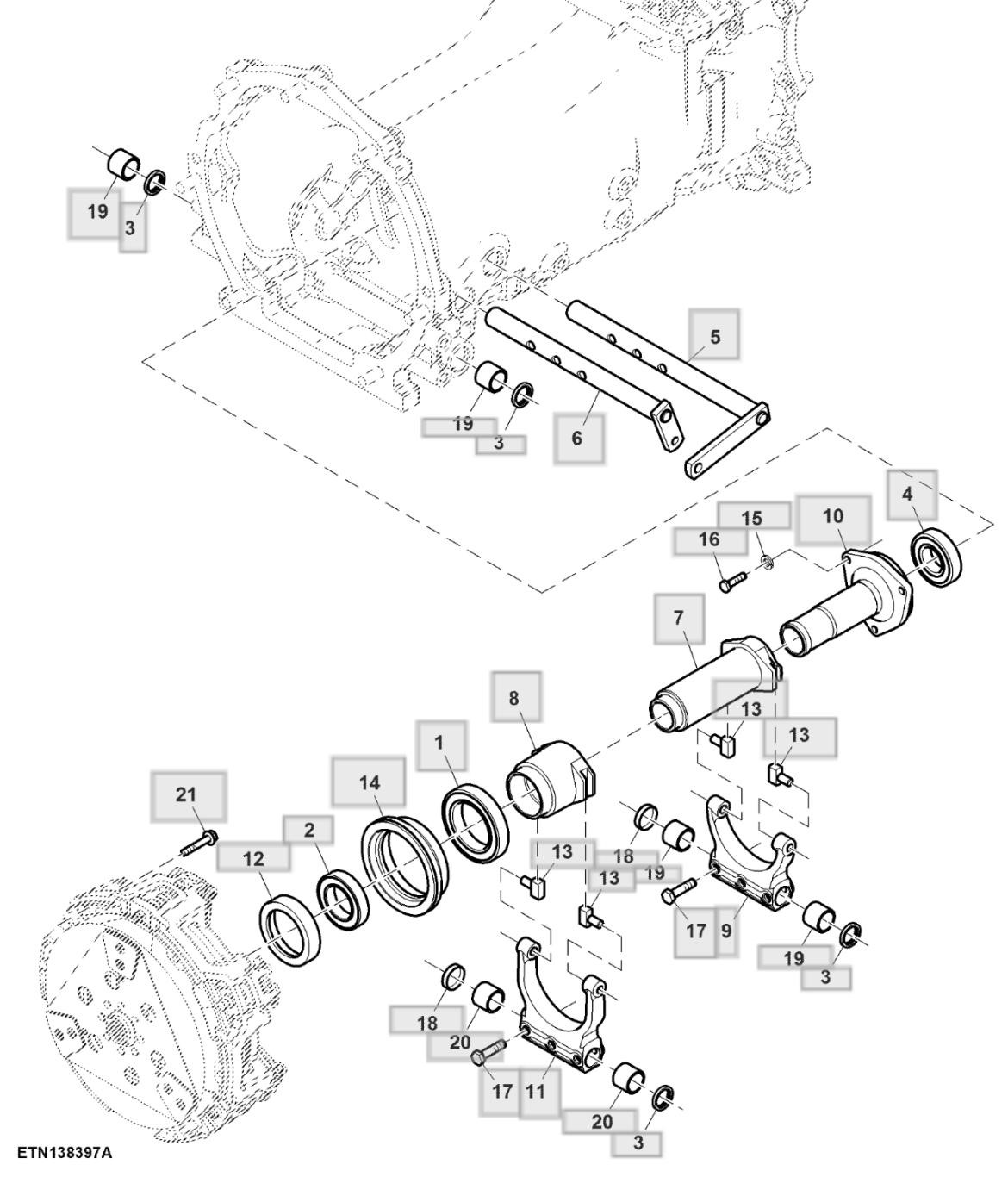 Hệ thống truyền lực với 2300 RPM